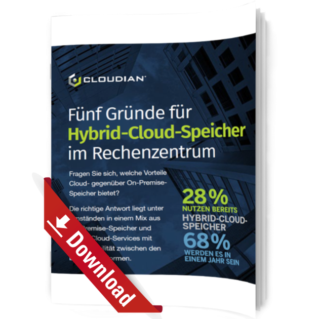 Fünf Gründe für Hybrid-Cloud-Speicher im Rechenzentrum